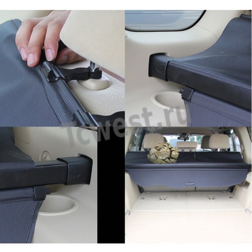 Купить шторку багажника для TOYOTA PRADO 150 / ТОЙОТА ПРАДО 150 2009-2022г.